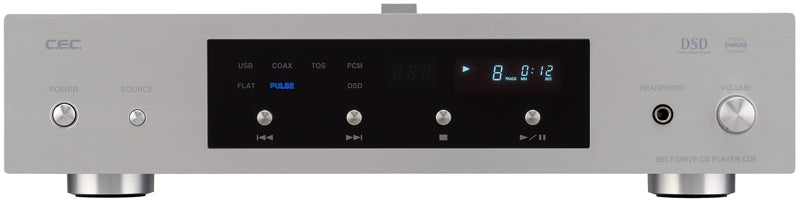 CEC CD5（シルバー） ベルトドライブ CDプレーヤー – CORE オーディオコア